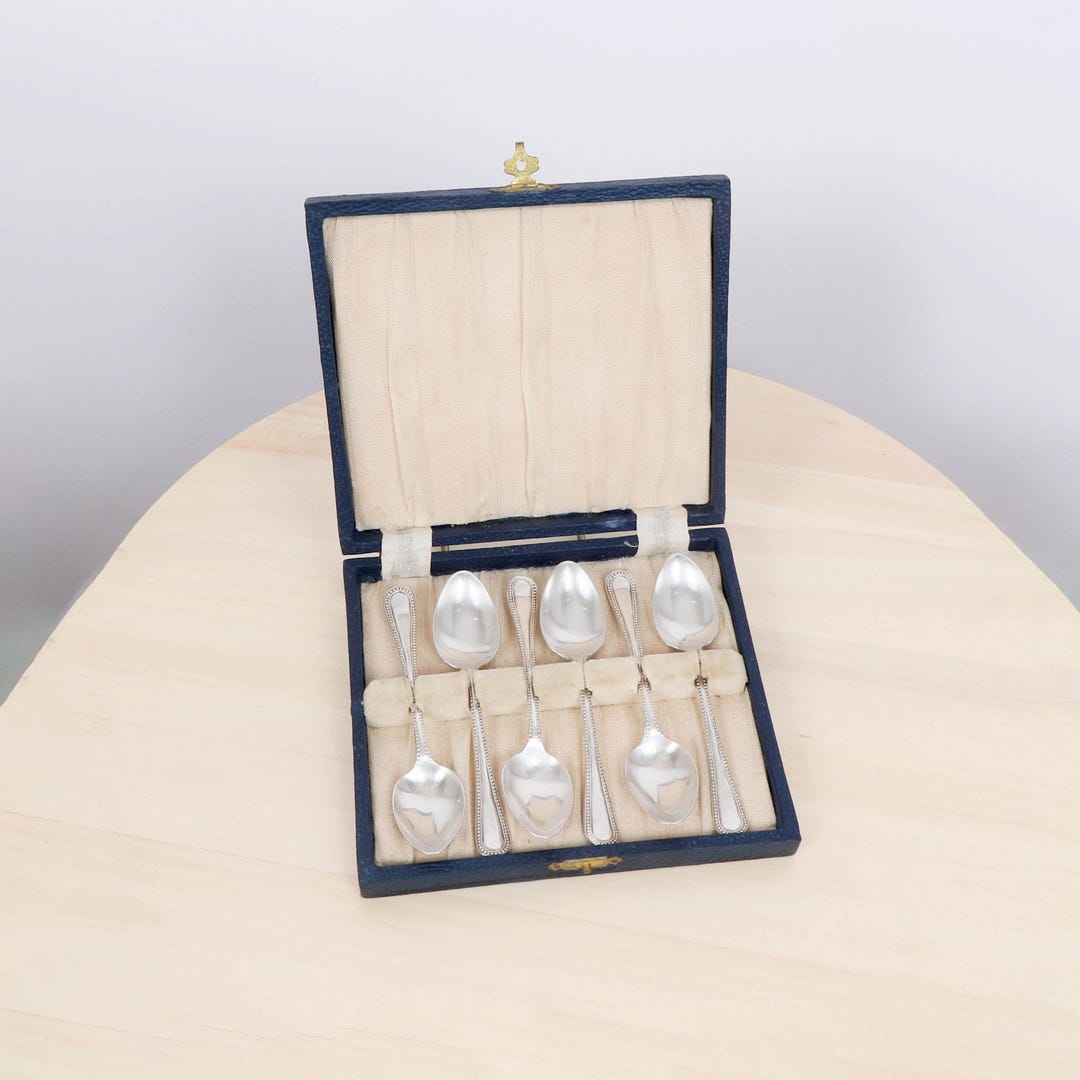 EPNS A1 Teaspoon Set in Original Box – Silver Plated Spoons – Set of 6 ...