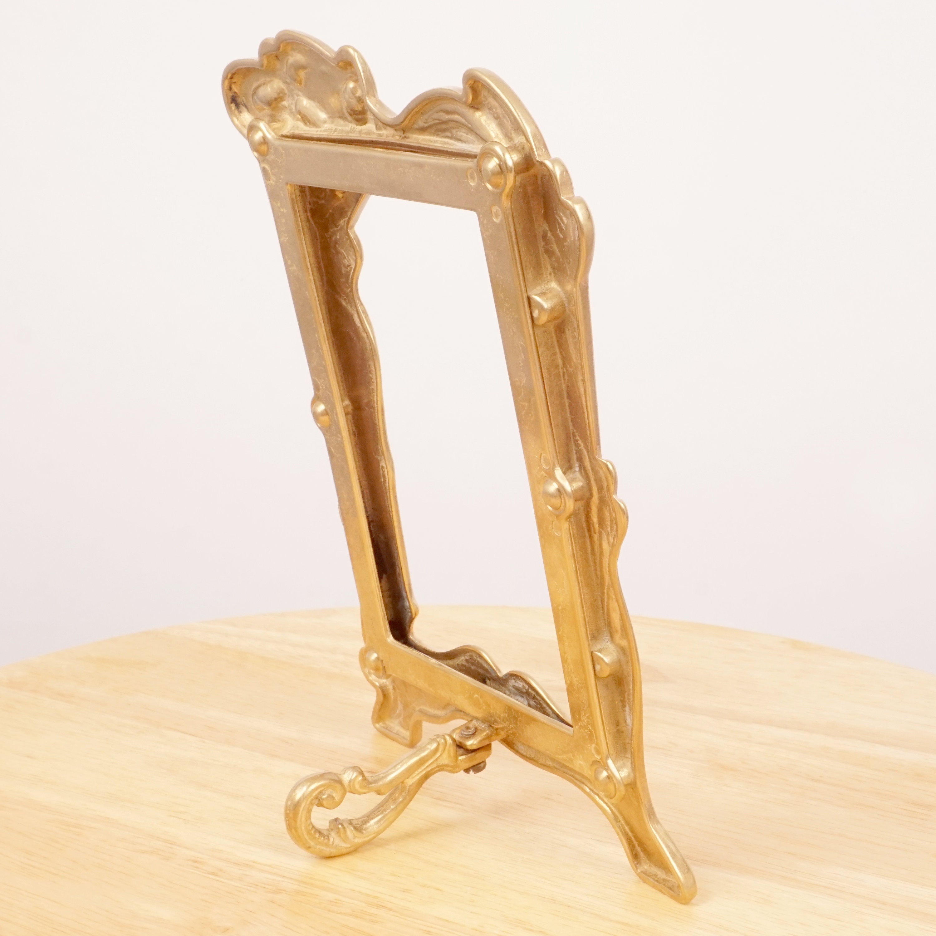 Photo / Picture Frame || Vintage Solid Brass || Floral and Woman Design ...