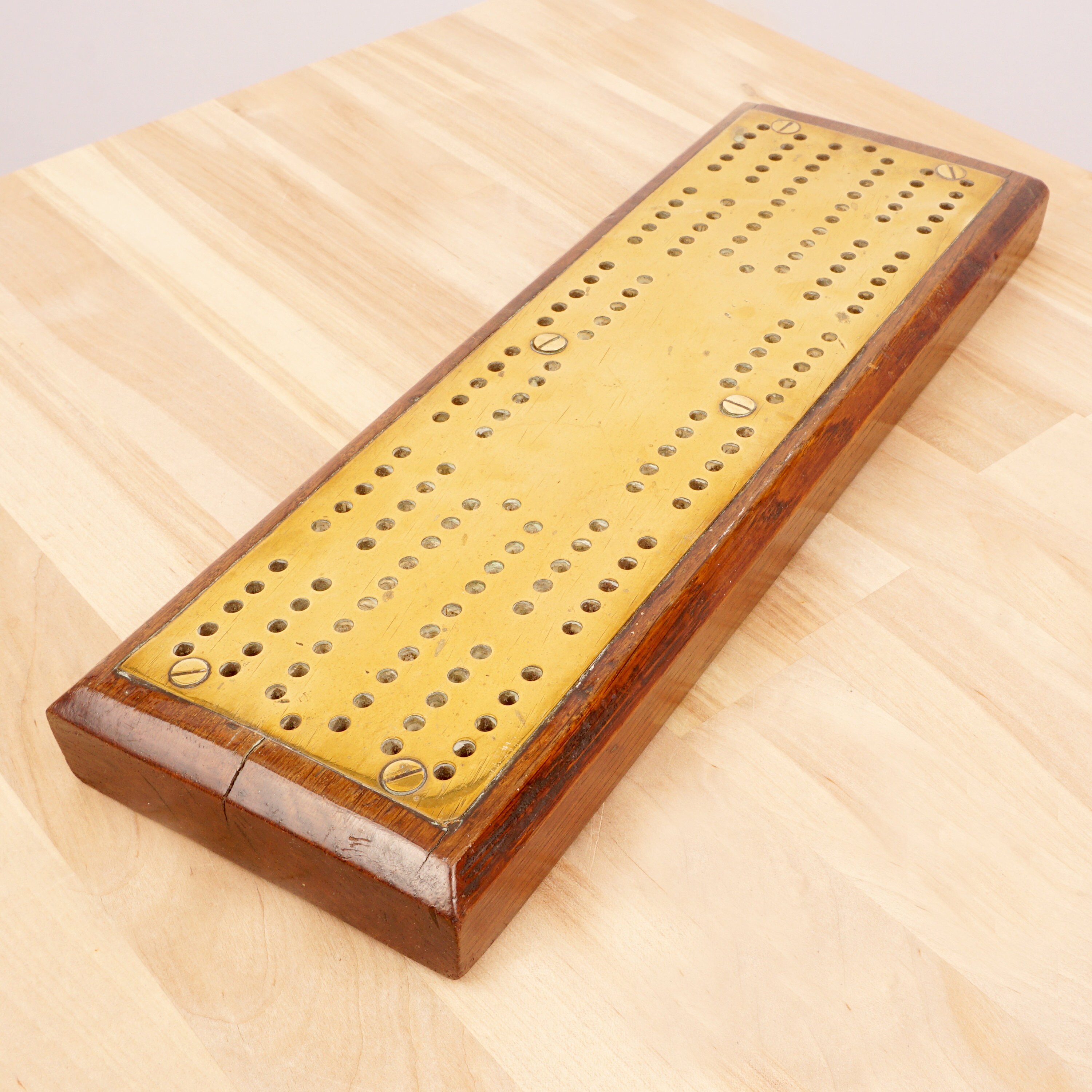 Antique Game Point Counter || Antique Solid Brass on Wooden Base ...