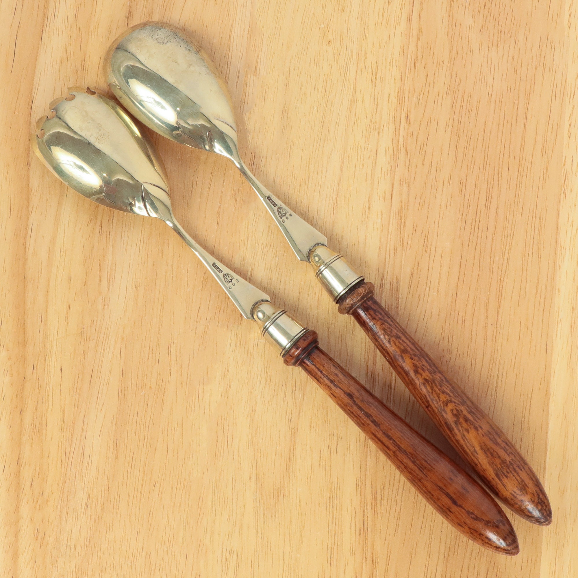 John Grinsell & Sons spoon and spork / Salad servers | Etsy