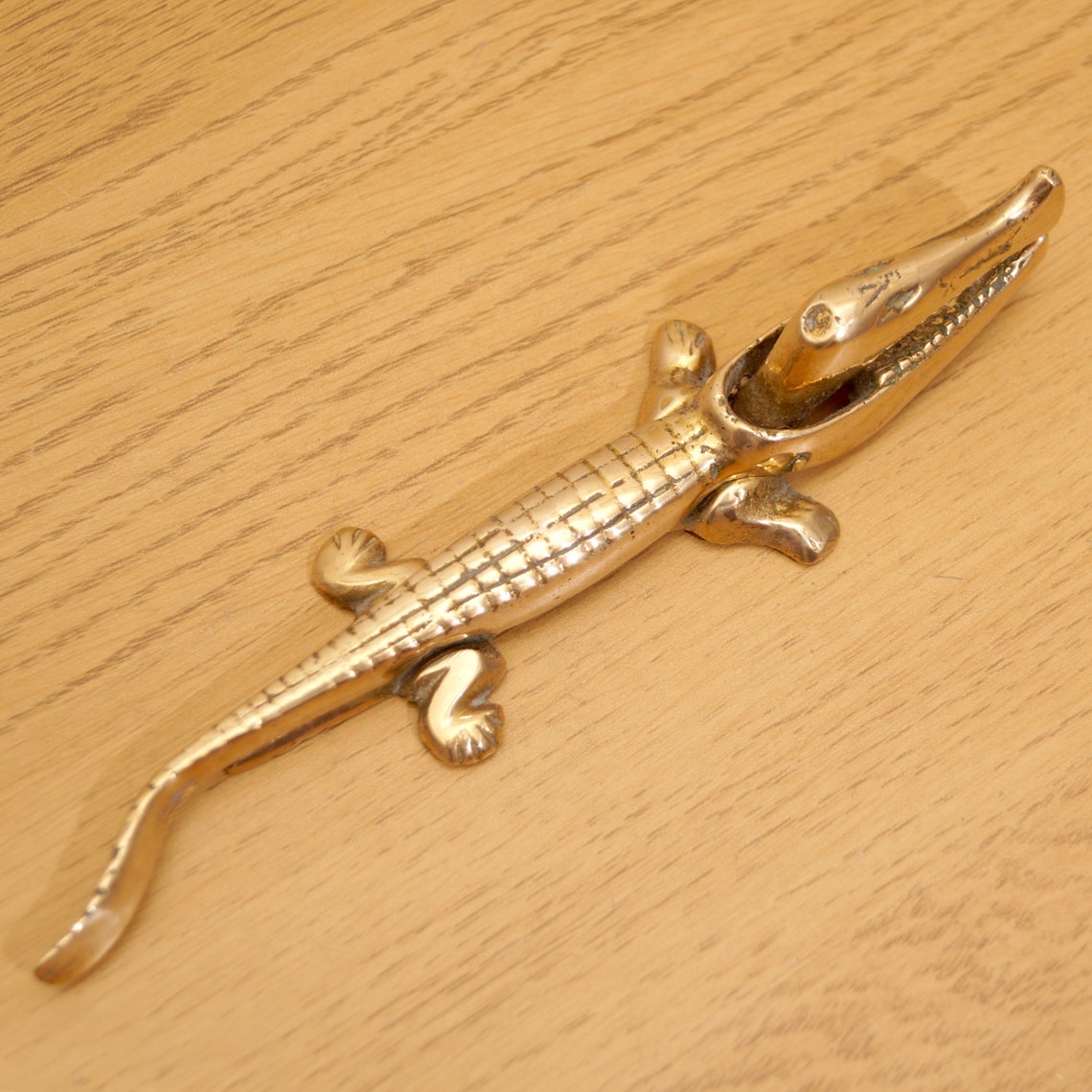 Crocodile / Alligator Solid Brass Nutcracker Vintage - Etsy