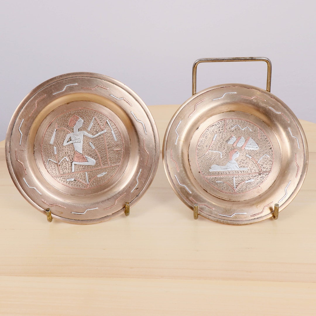 11 Cm Plates / Dishes / Trays || Vintage || Brass, Copper and Silver ...