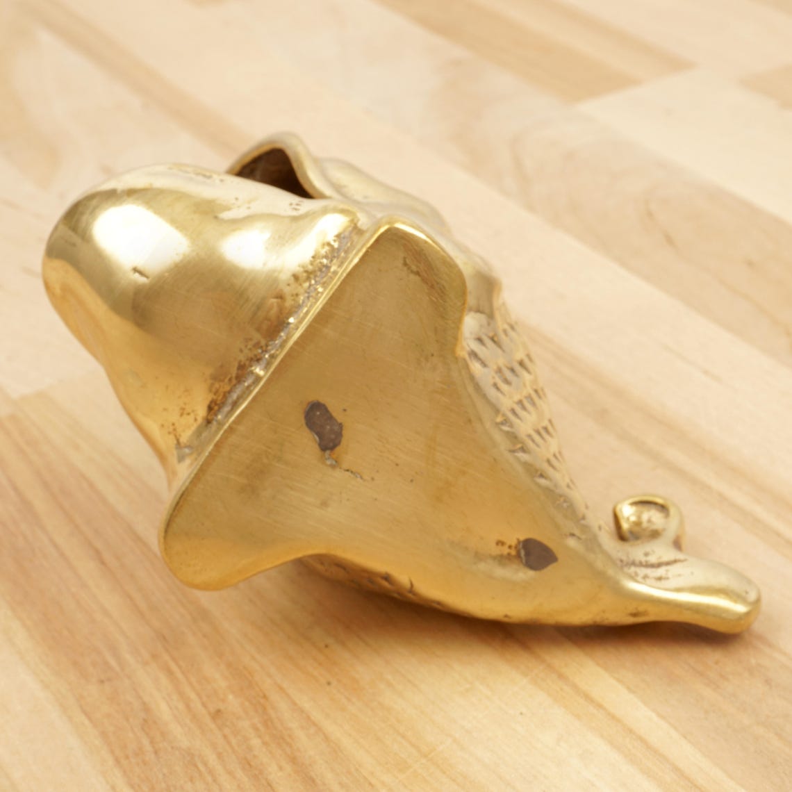 Fish Ashtray || Happy Fish || Vintage Solid Brass - Etsy