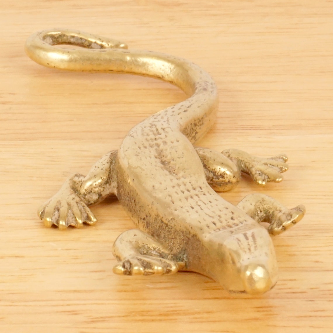 Lizard Vintage Figure Reptile Statue Vintage Solid - Etsy