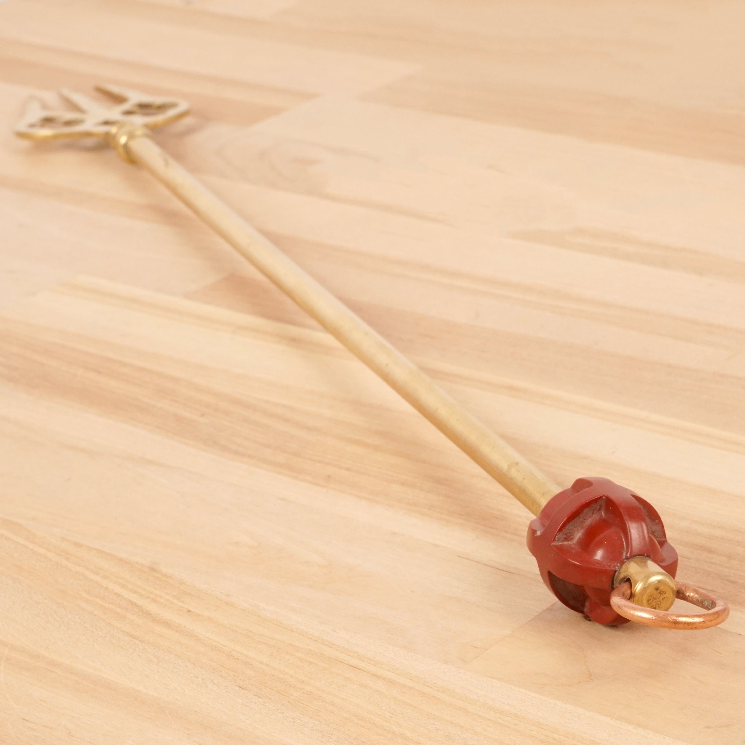 Decorative Fork / Fireplace Fork || Vintage Solid Brass || Plastic ...