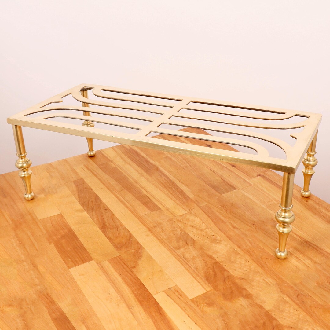 Kettle Stand / Tea Pot Stand / Plant Pot Stand || Vintage Solid Brass ...