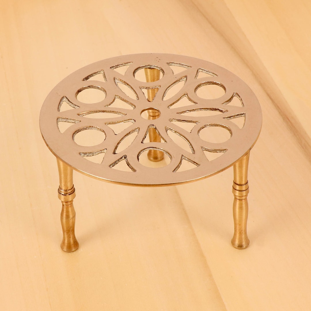 Vintage Brass Kettle Stand || Tea Pot Stand || Can Also Be Used as a ...