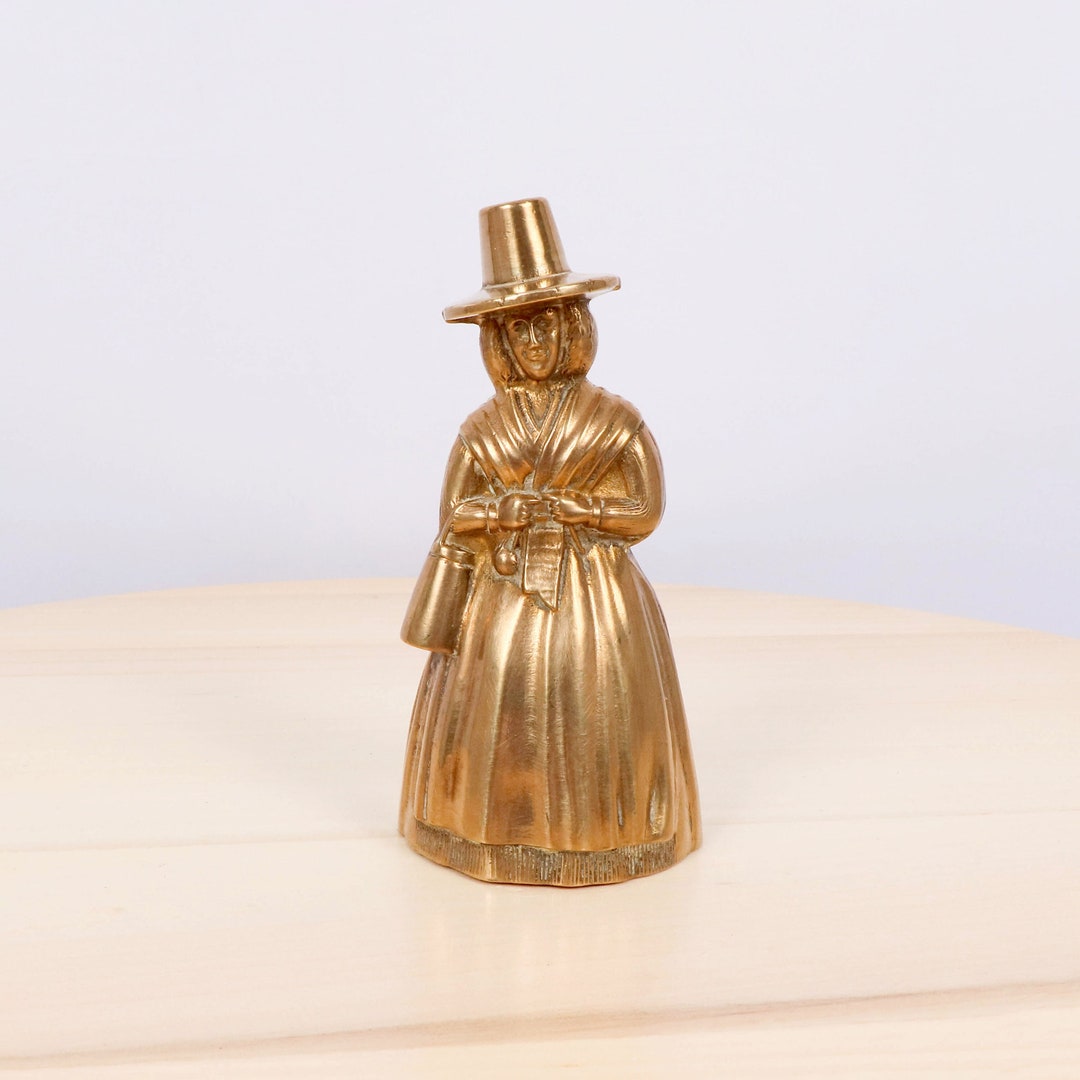 Victorian Lady Brass Hand Bell - Jenny Jones / Celtic Lady || Vintage ...