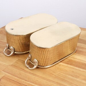 2 Oval Containers / Flower Pots / Planters / Baskets || Vintage Solid ...