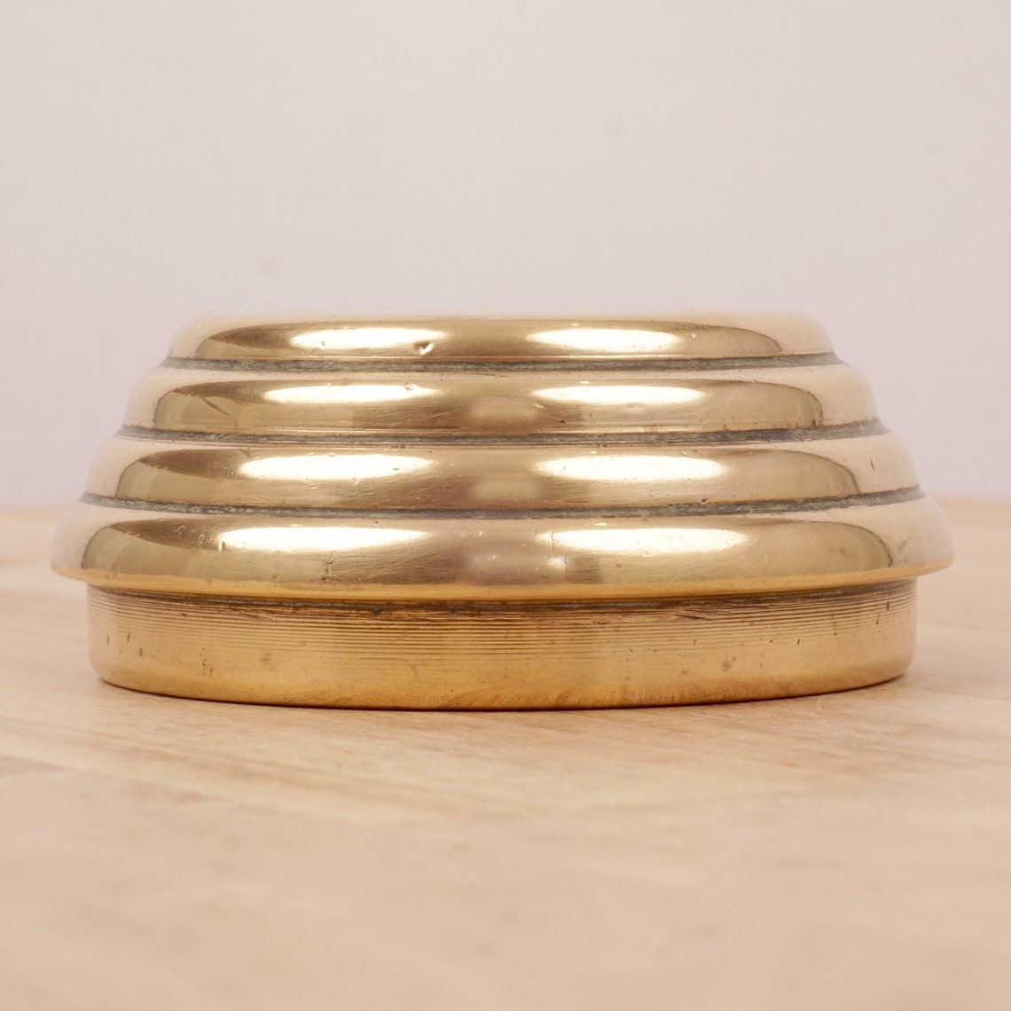 Very Heavy Paperweight Vintage Office Tool Solid Brass - Etsy