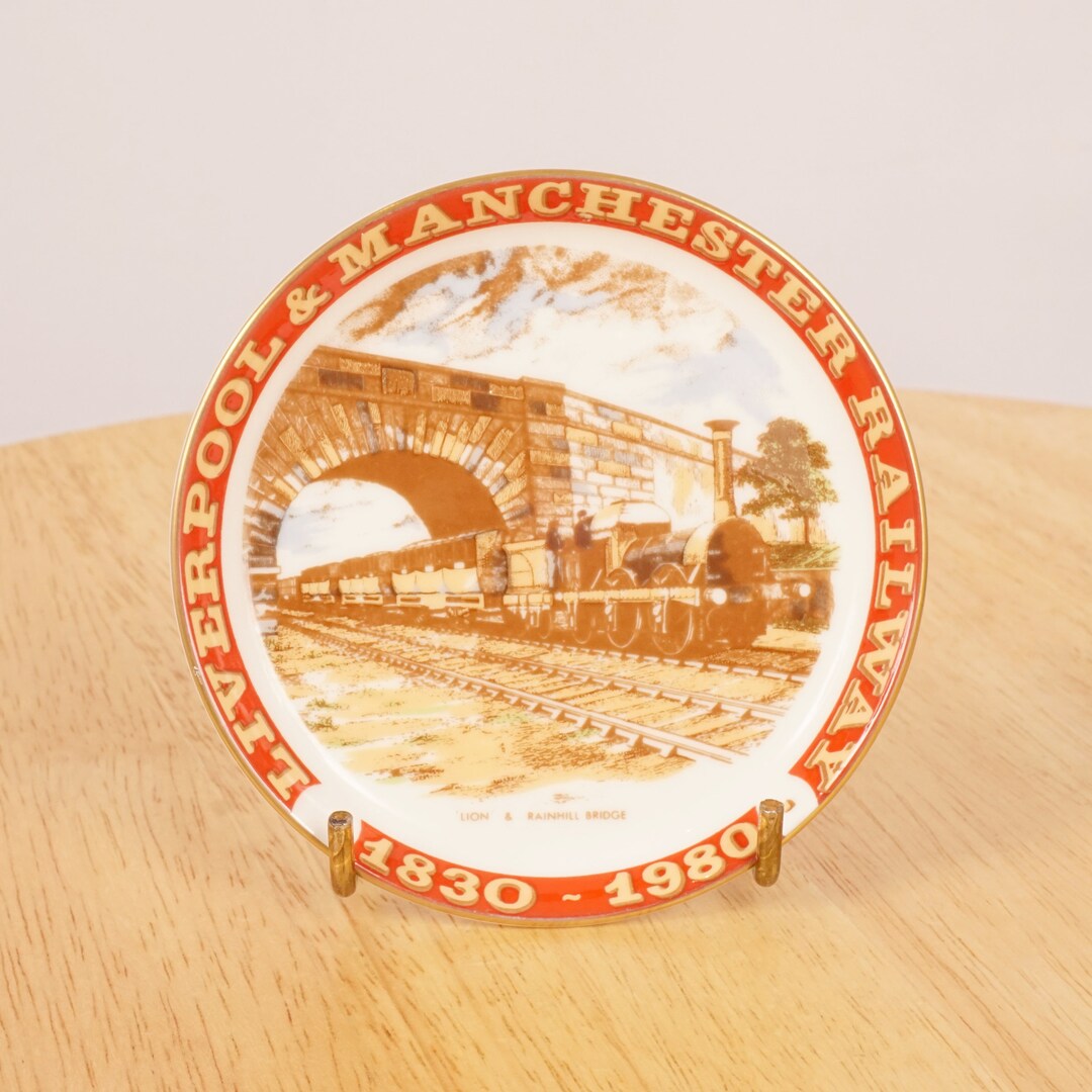 Small Ceramic Plate || Vintage Ceramic Plate || Liverpool & Manchester ...