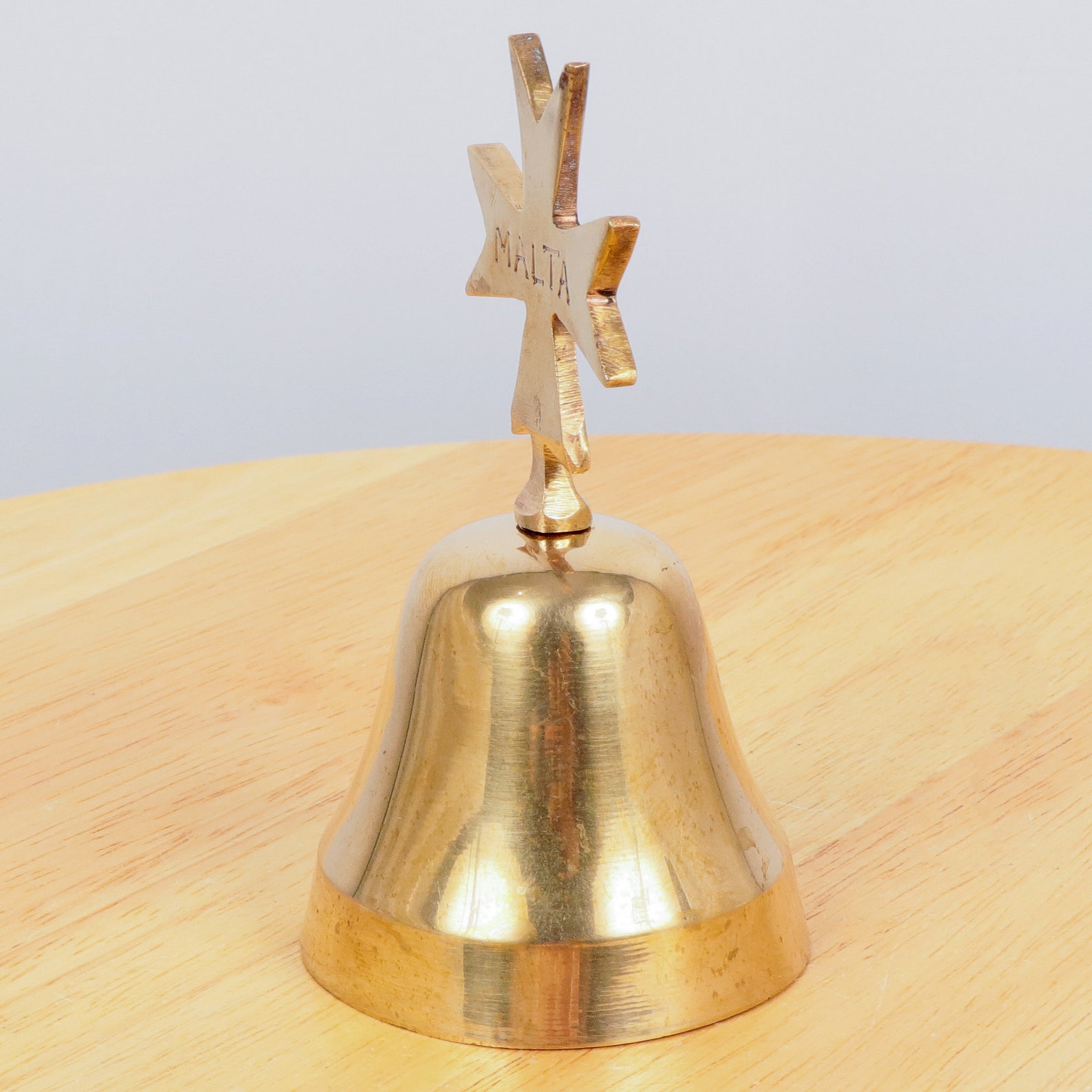 Desk Bell / Hand Made Simple Design Vintage Solid Brass | Etsy UK