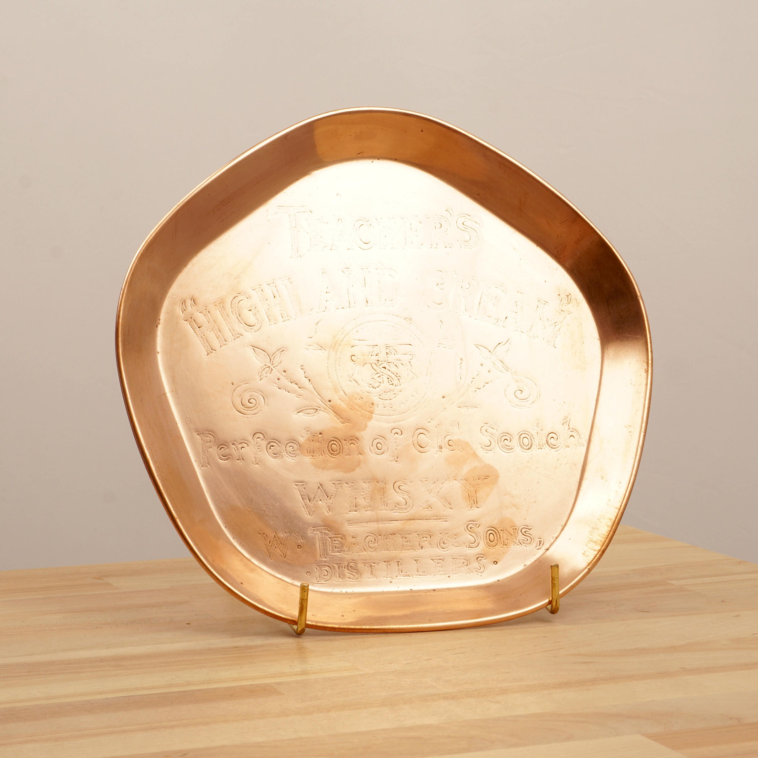 Spirit / Alcohol Serving tray Teacher's Highland | Etsy