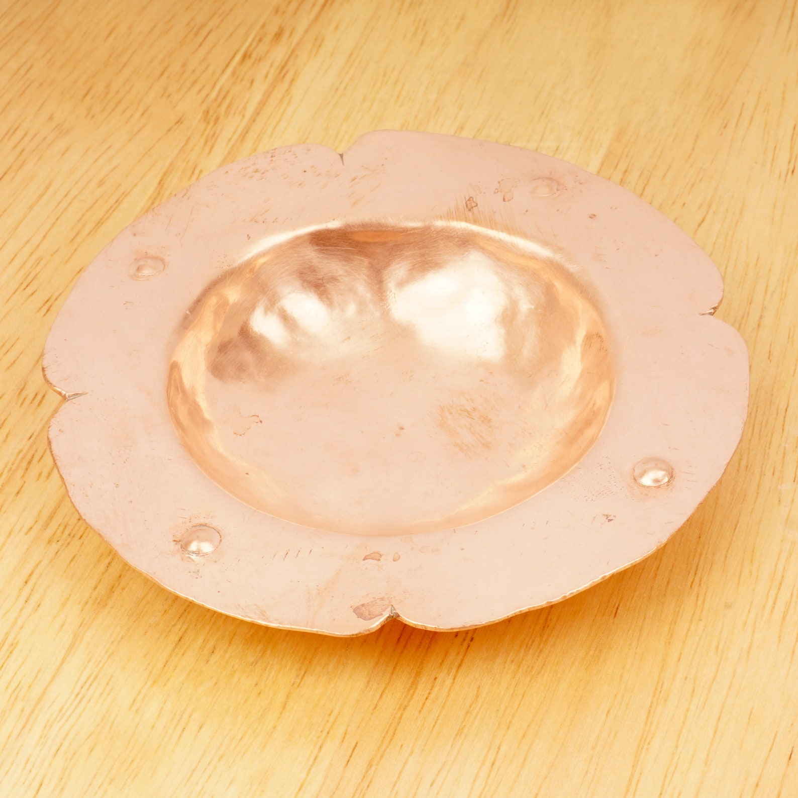 Handmade Copper Plate / Tray / Dish / Dish Vintage Copper | Etsy