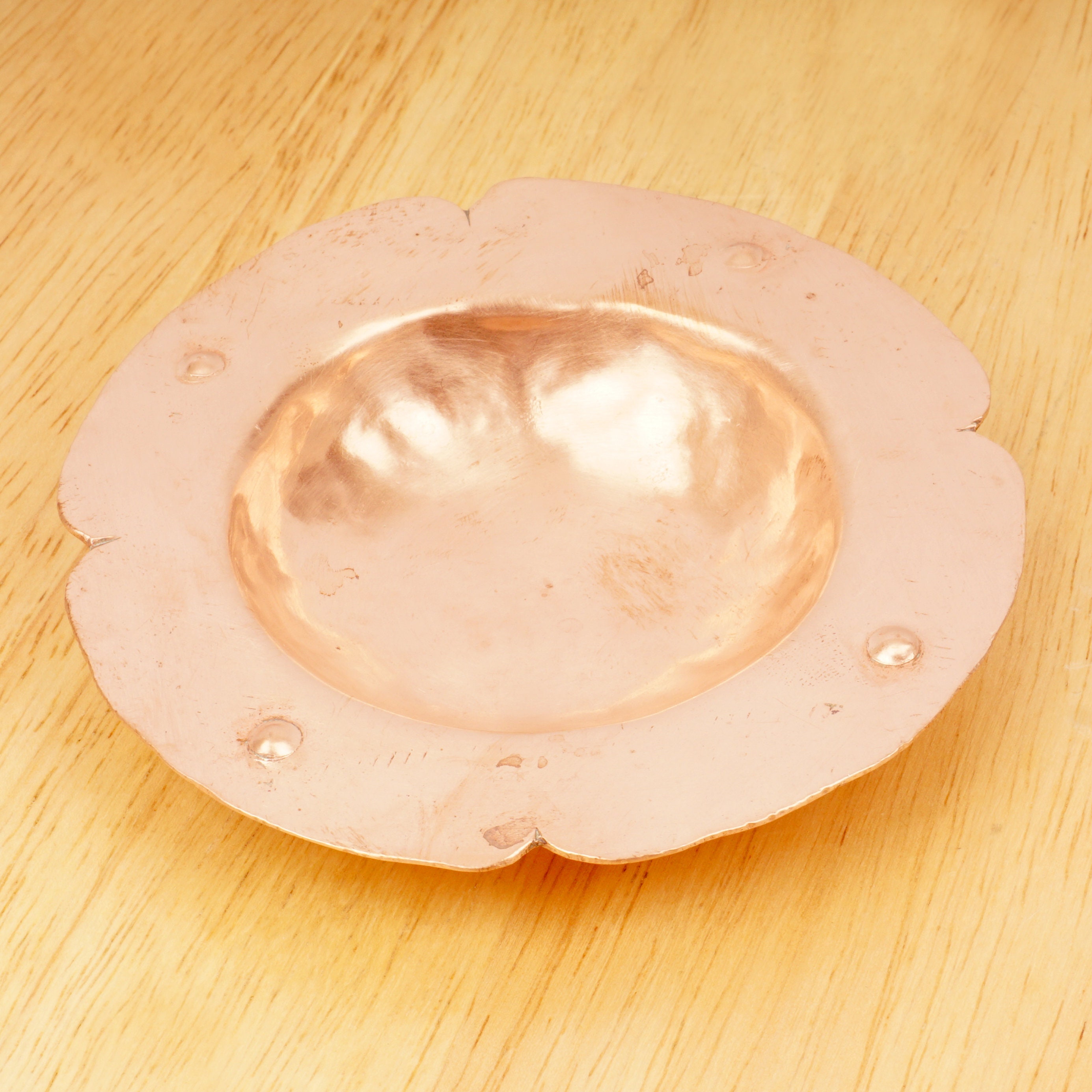 Handmade Copper Plate / Tray / Dish / Dish Vintage Copper | Etsy