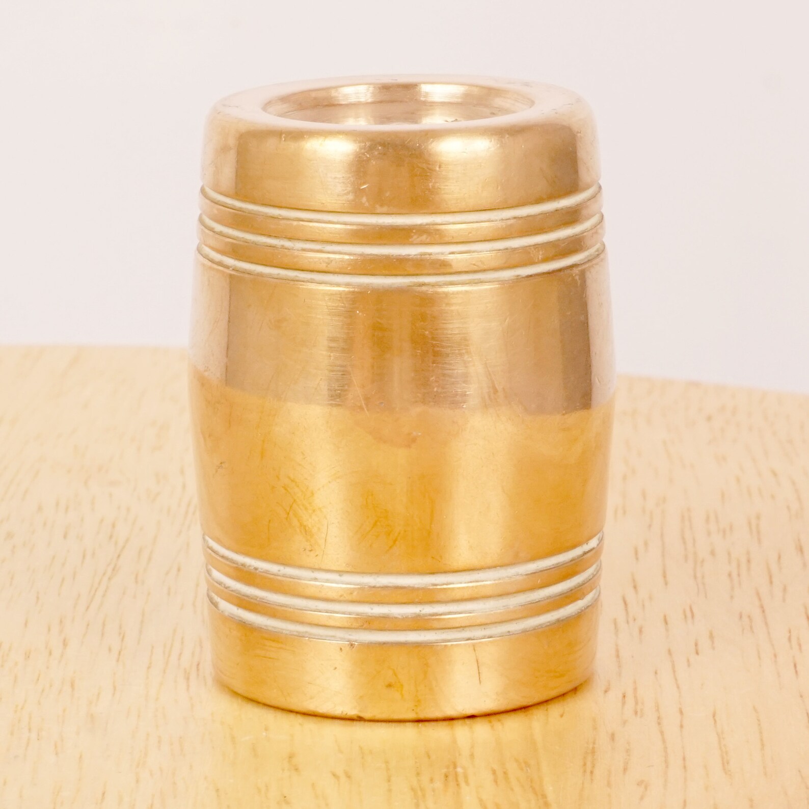 Mini Barrel / Paperweight / Pen Holder High Quality Solid - Etsy UK