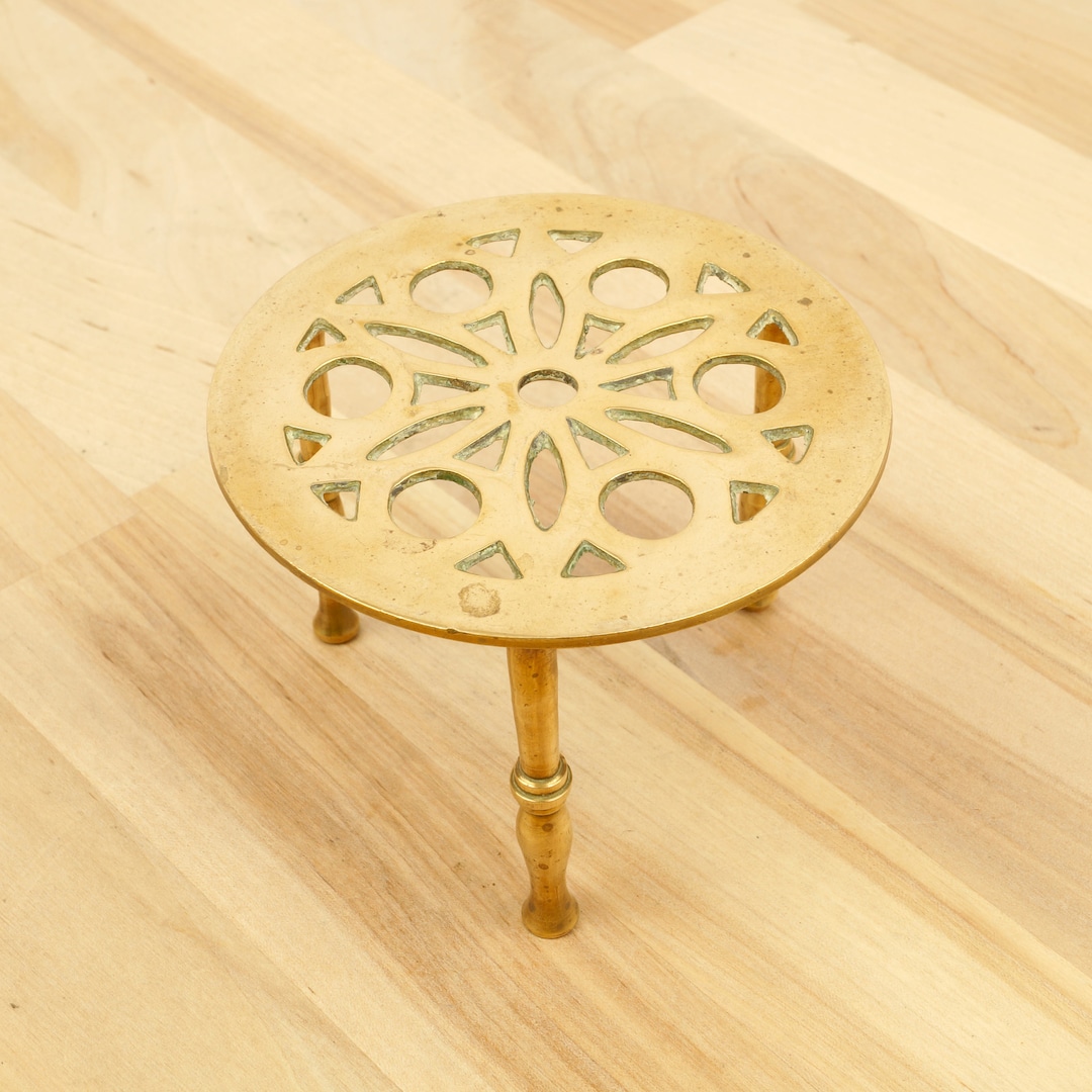 Kettle Stand / Tea Pot Stand || Vintage Solid Brass - Etsy