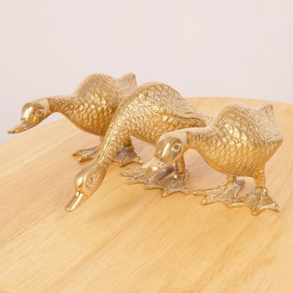 Brass Duck Set - Etsy
