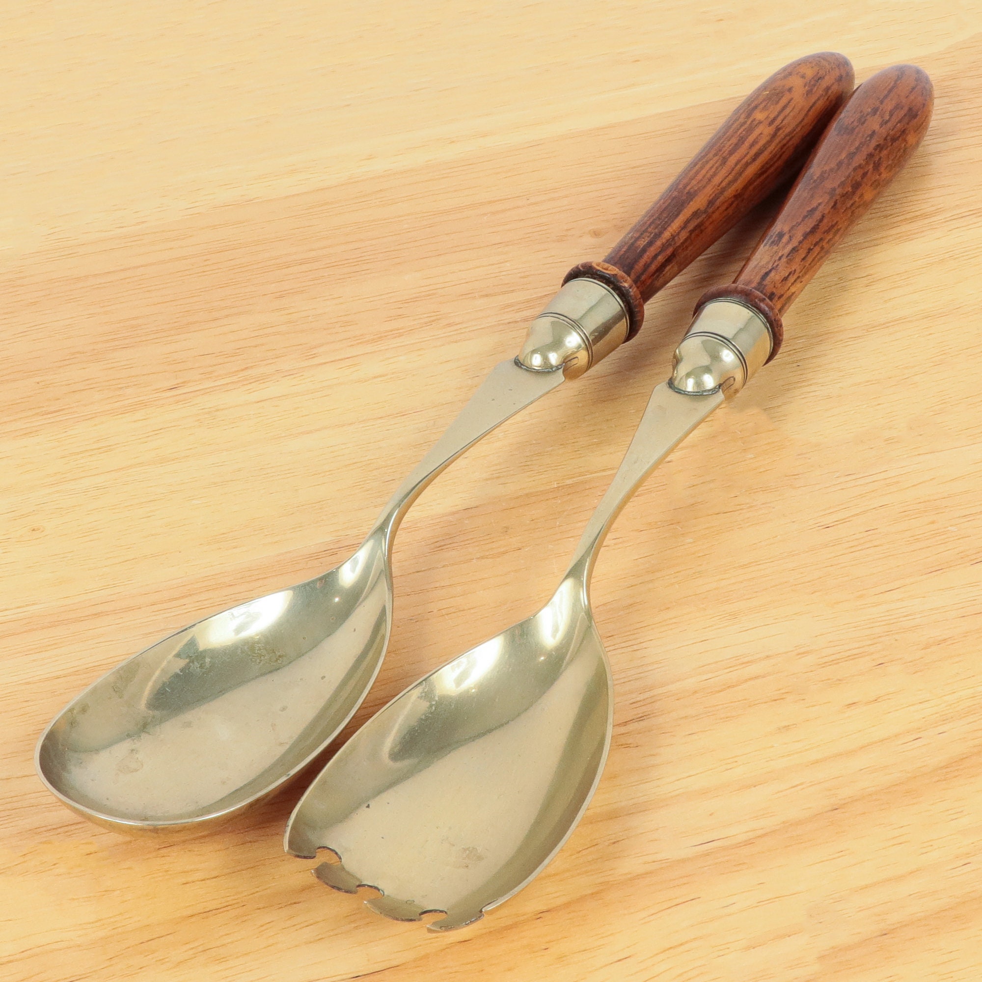 John Grinsell & Sons spoon and spork / Salad servers | Etsy