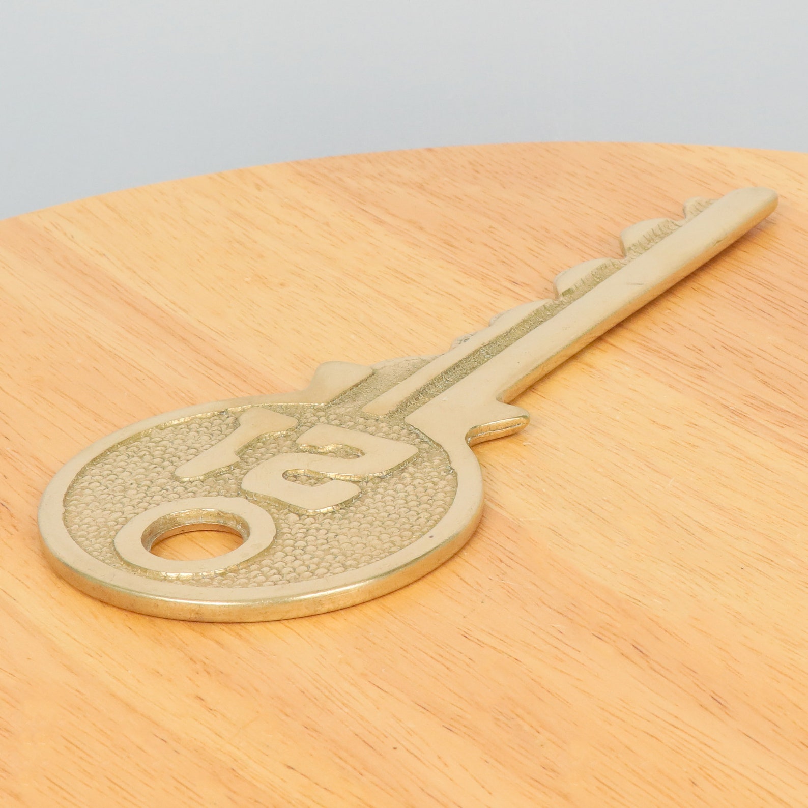 Large Good Luck Key Vintage Solid brass Wall Hanging / | Etsy