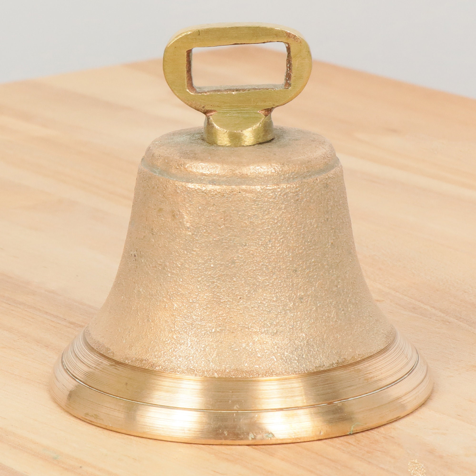 Brass Bell Vintage Solid Brass Quite Heavy | Etsy UK