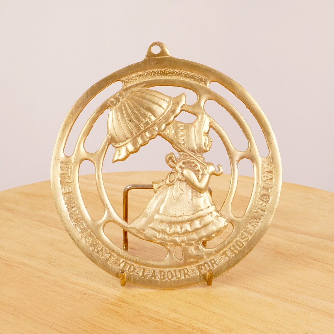 It's Pleasant to Labour for Those We Love || Wall Hanging || Trivet ...