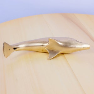 Vintage Solid Brass Dolphin / Fish Sculpture || Excellent Vintage ...