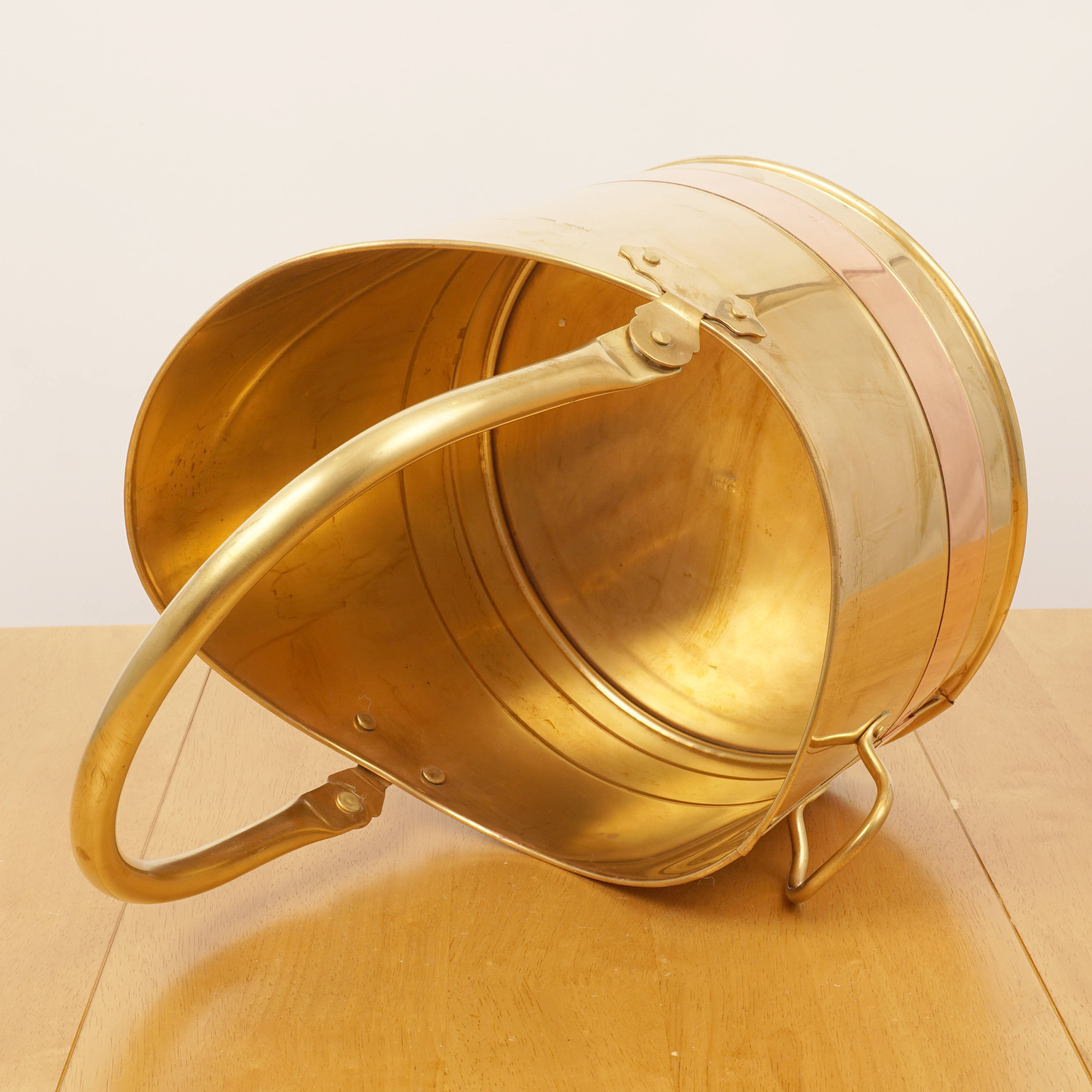 Coal Scuttle Bucket Vintage Solid Brass and Copper Fire - Etsy UK