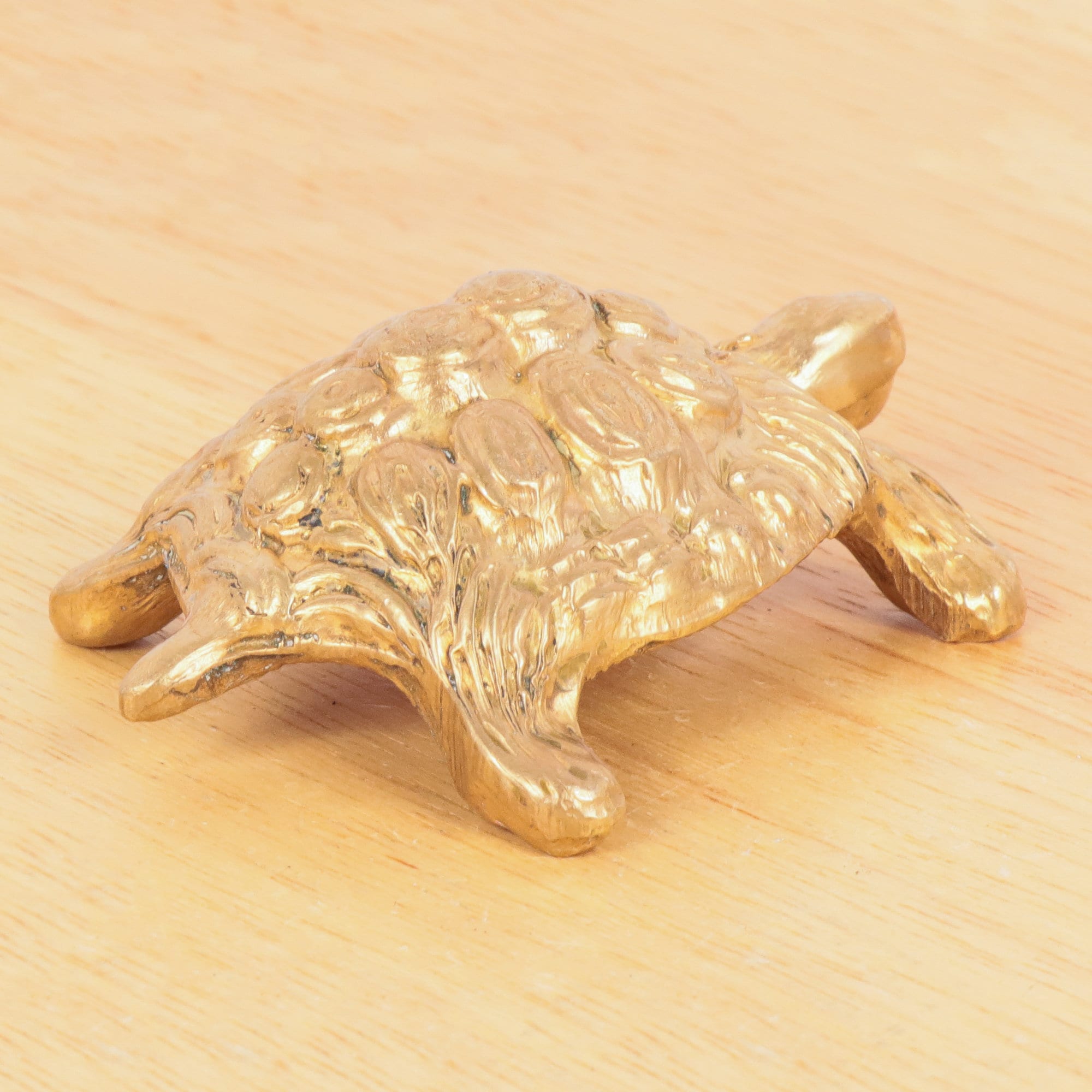 Turtle figurine / sculpture Vintage solid brass Peerage | Etsy