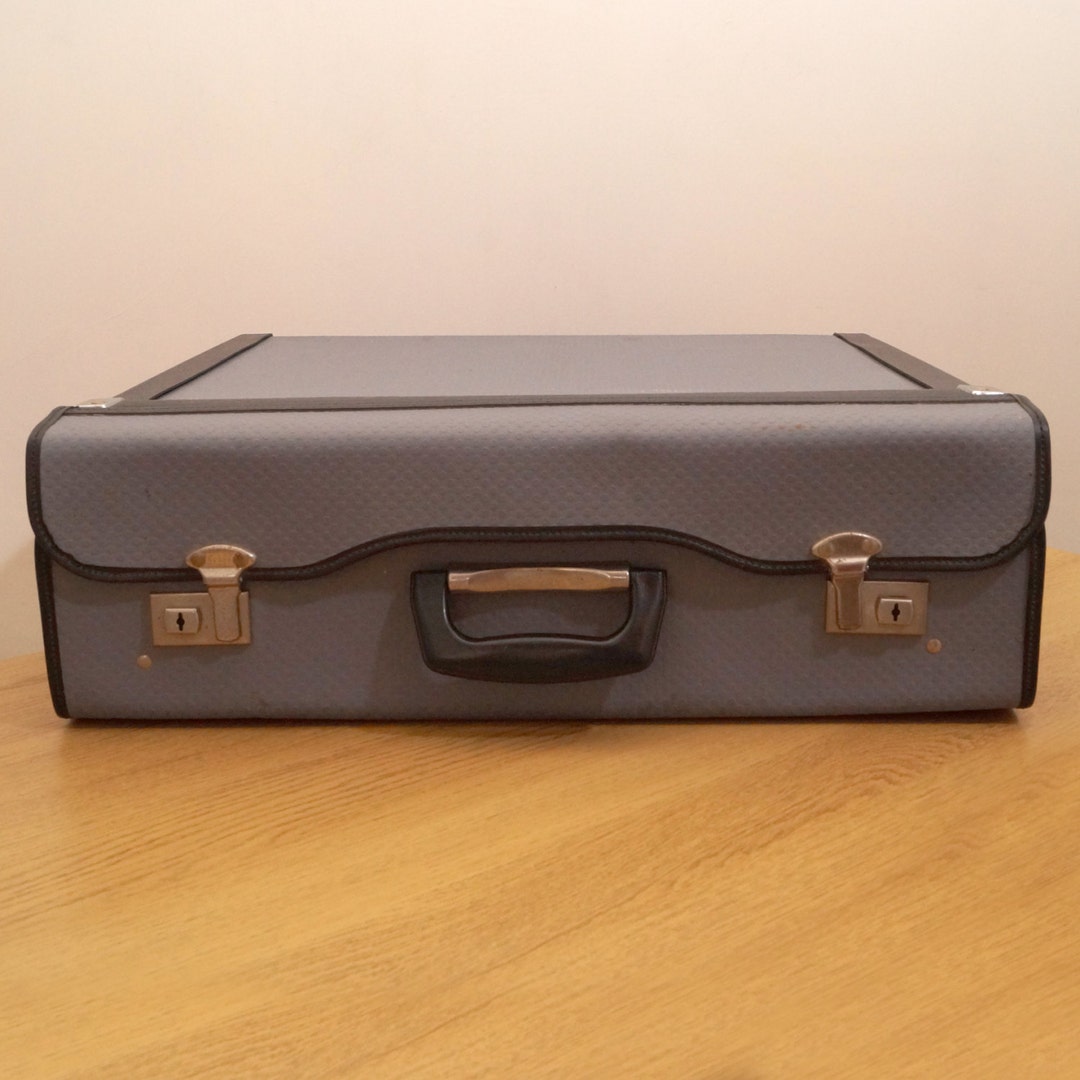 Luggage Suitcase / Vintage Traveling File Archive Holder Case / Bag ...