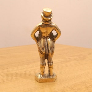 Fat English Gentlemen / Englishman ||solid Brass Sculpture / Fugurine ...