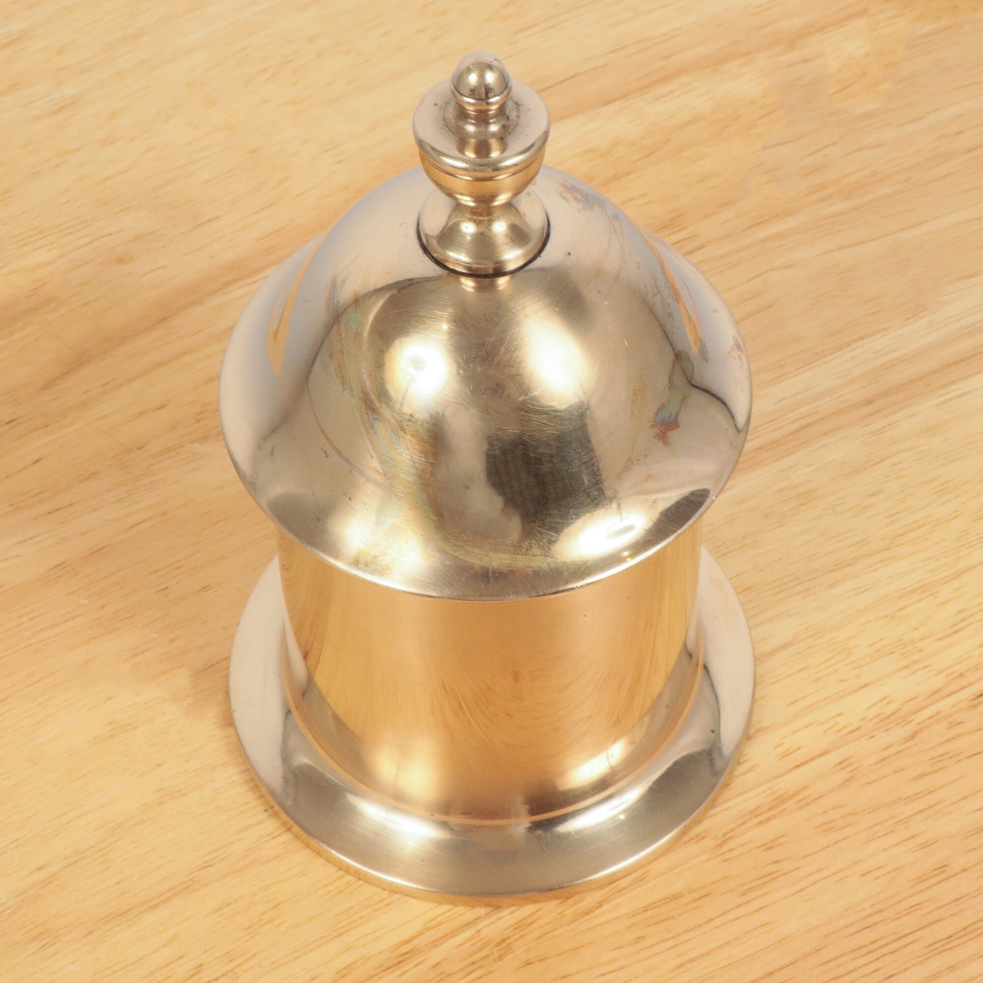 Very Heavy Jar / Container / Box With Lid / Brass Urn | Etsy