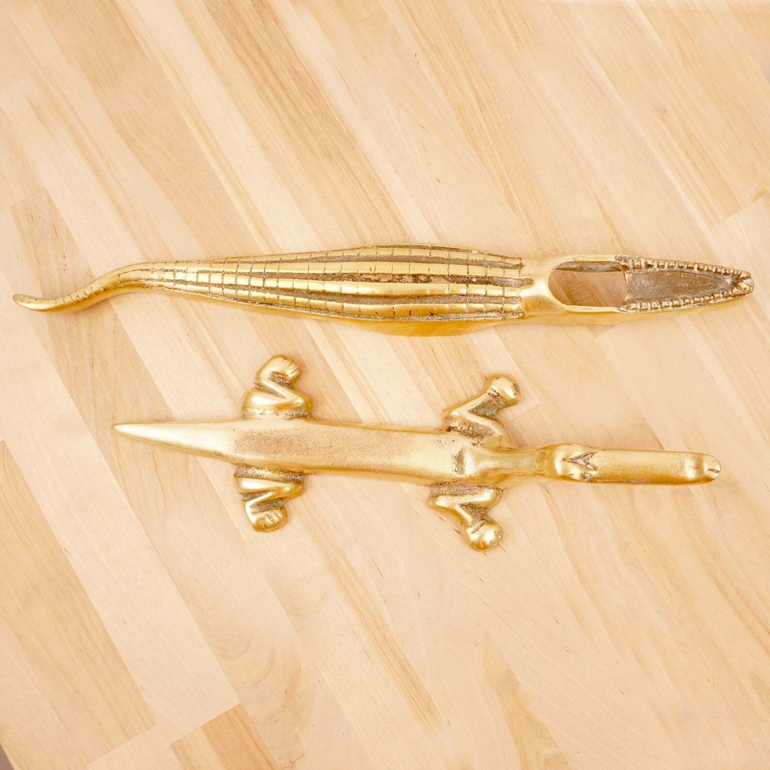 Crocodile / Alligator Nutcracker Vintage Solid Brass | Etsy