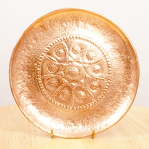 18 Cm Plate / Tray / Dish / Dish || Vintage Copper || Handmade Cooper ...