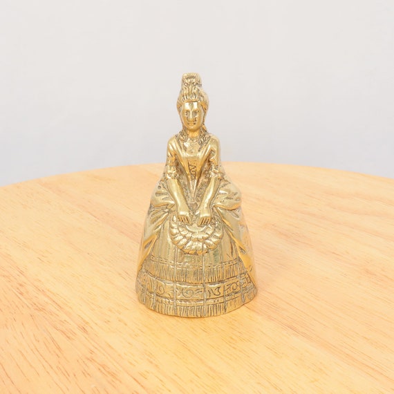 Victorian Lady Brass Hand Bell / Lady Bell Rococo Lady - Etsy