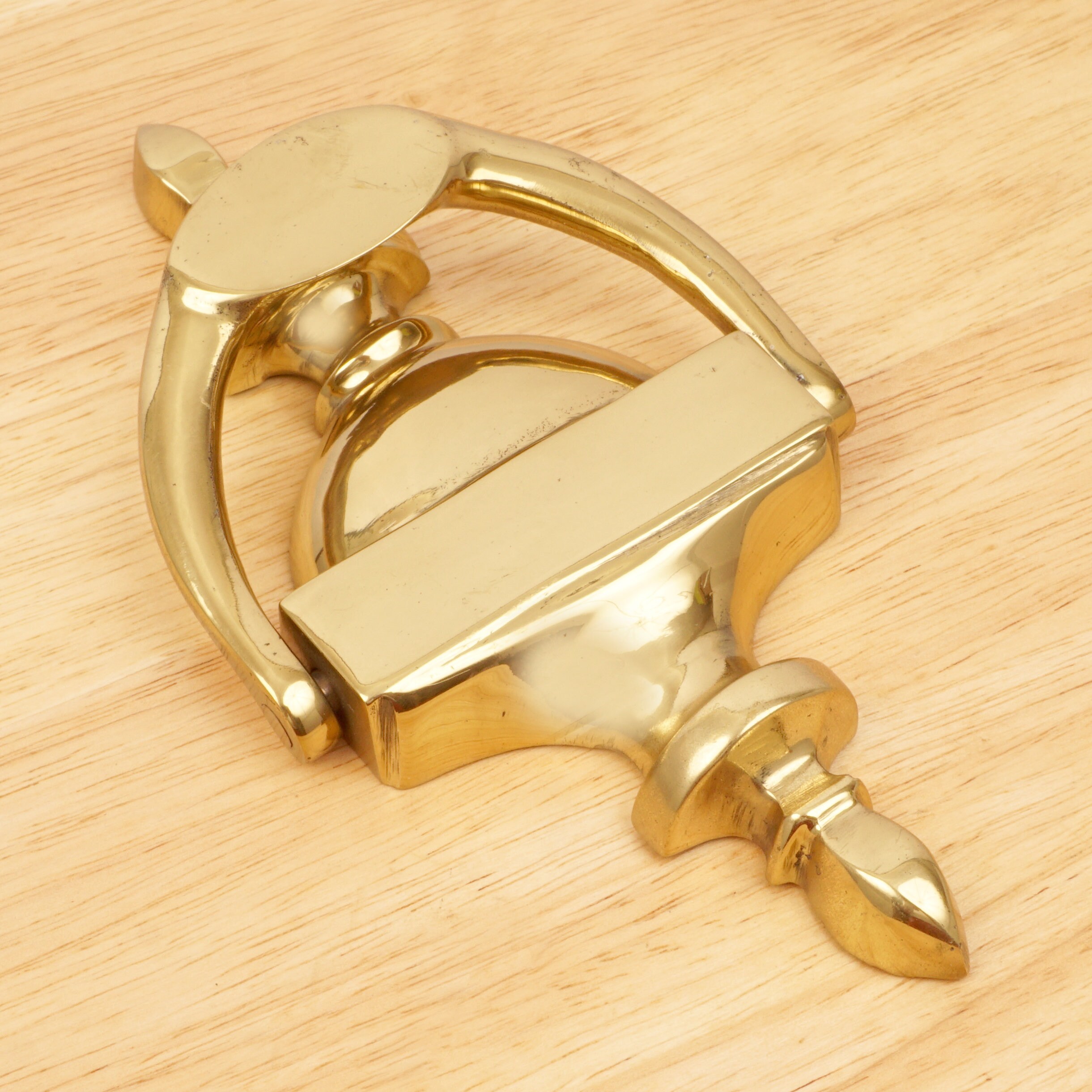 Door Knocker Simple Design Vintage Solid Brass Door | Etsy