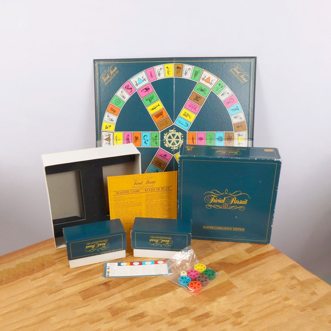 Trivial Pursuit || Master Game-genius Edition || 1983 || Board Game ...