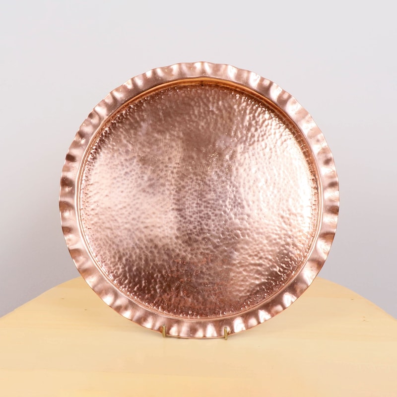 Large Copper Tray - Etsy