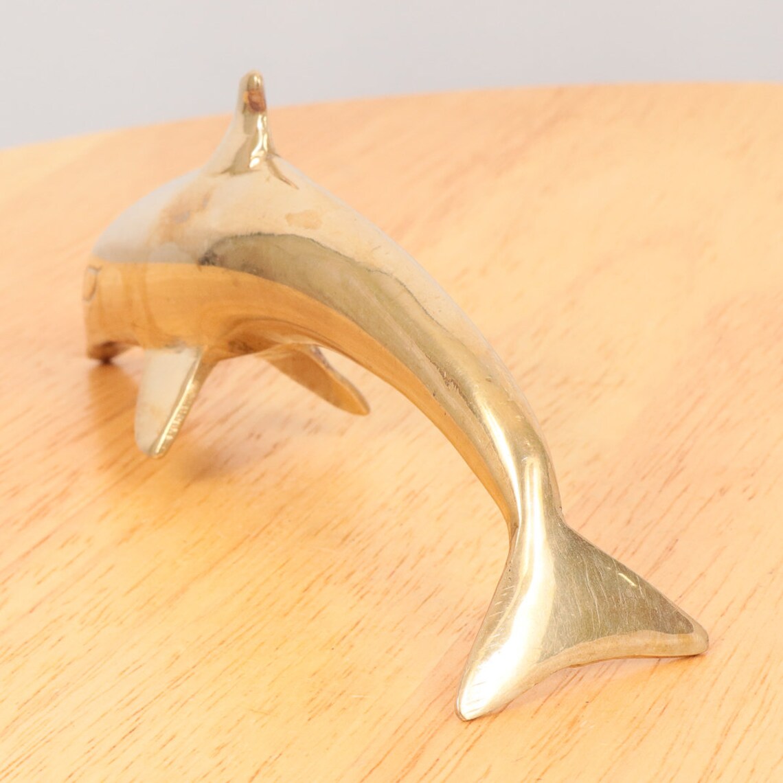 Dolphin / Fish Sculpture Vintage Solid Brass Dolphin - Etsy UK