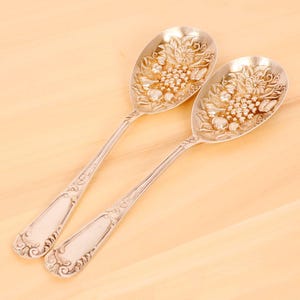 Spoon Set || 2 Spoons in a Box || Set of Two || Marked EPNS - Etsy