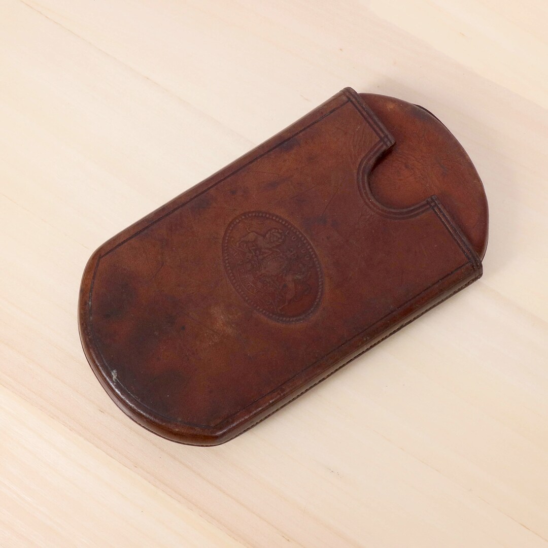 Cigar Case / Wallet || Vintage Leather || London Improved - Etsy