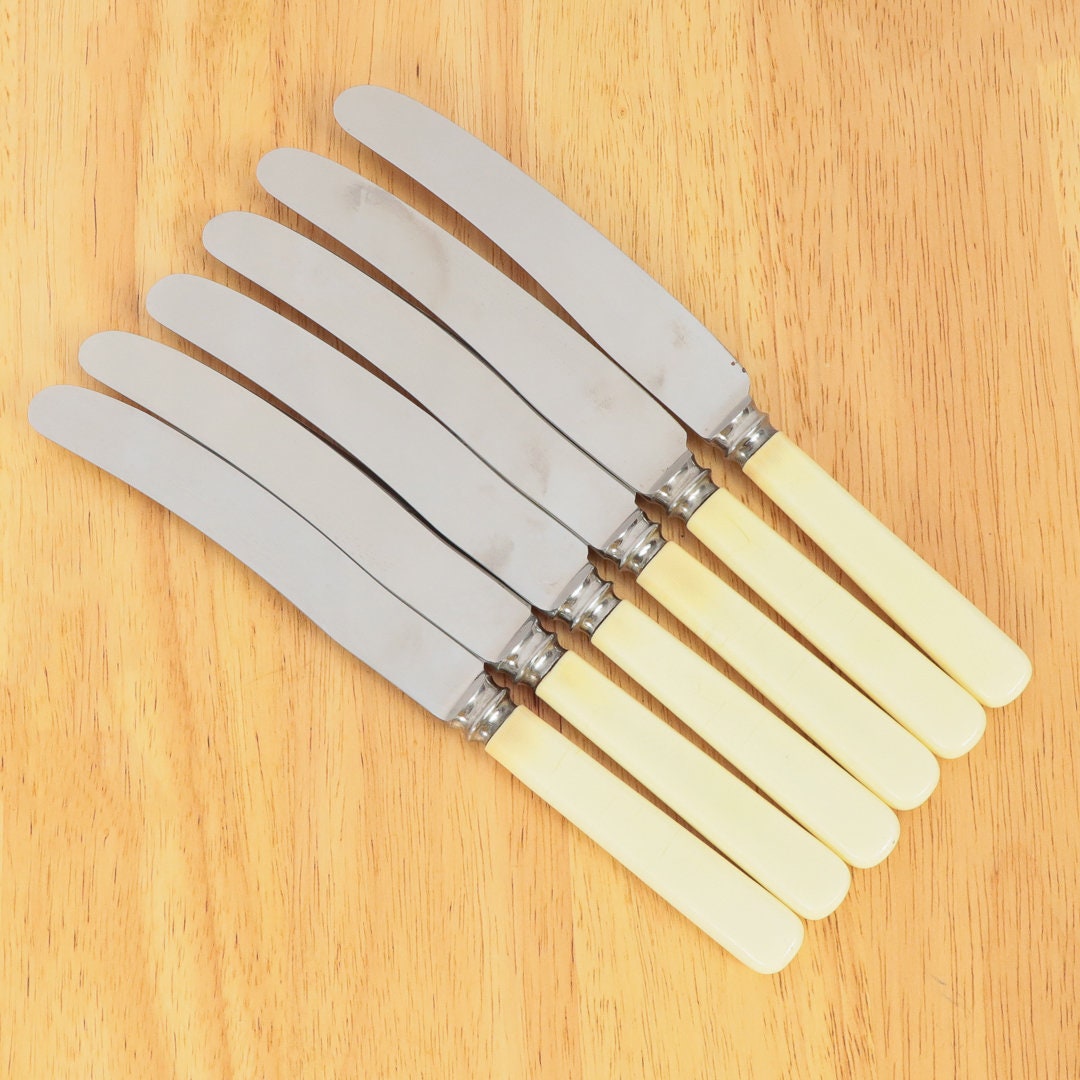 Six Knives set Vintage Unity Sheffield Firth Brearley | Etsy