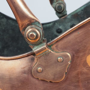 Coal Bucket / Pail / Container / Scuttle Vintage Copper Fire Place ...