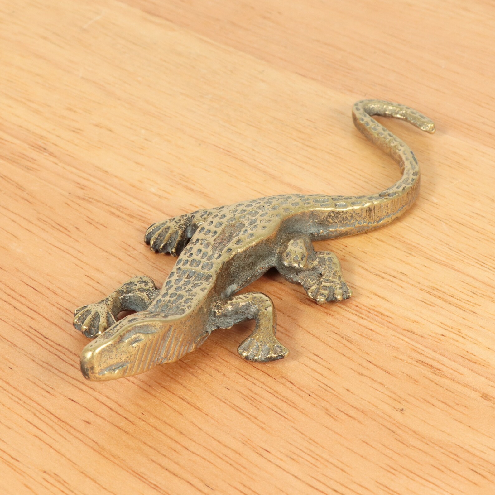Lizard || Vintage Figure || Reptile Statue || Vintage Small Sculpture ...