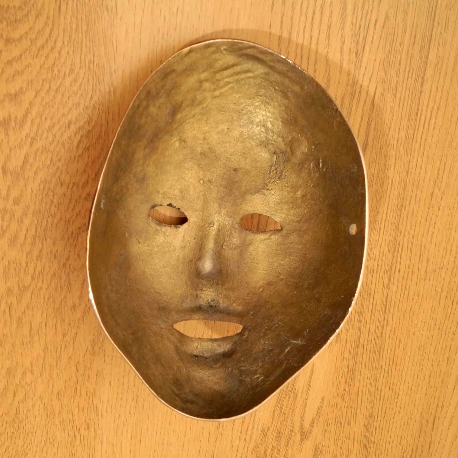 Carnival Solid Brass Mask Decorative Simple Design | Etsy