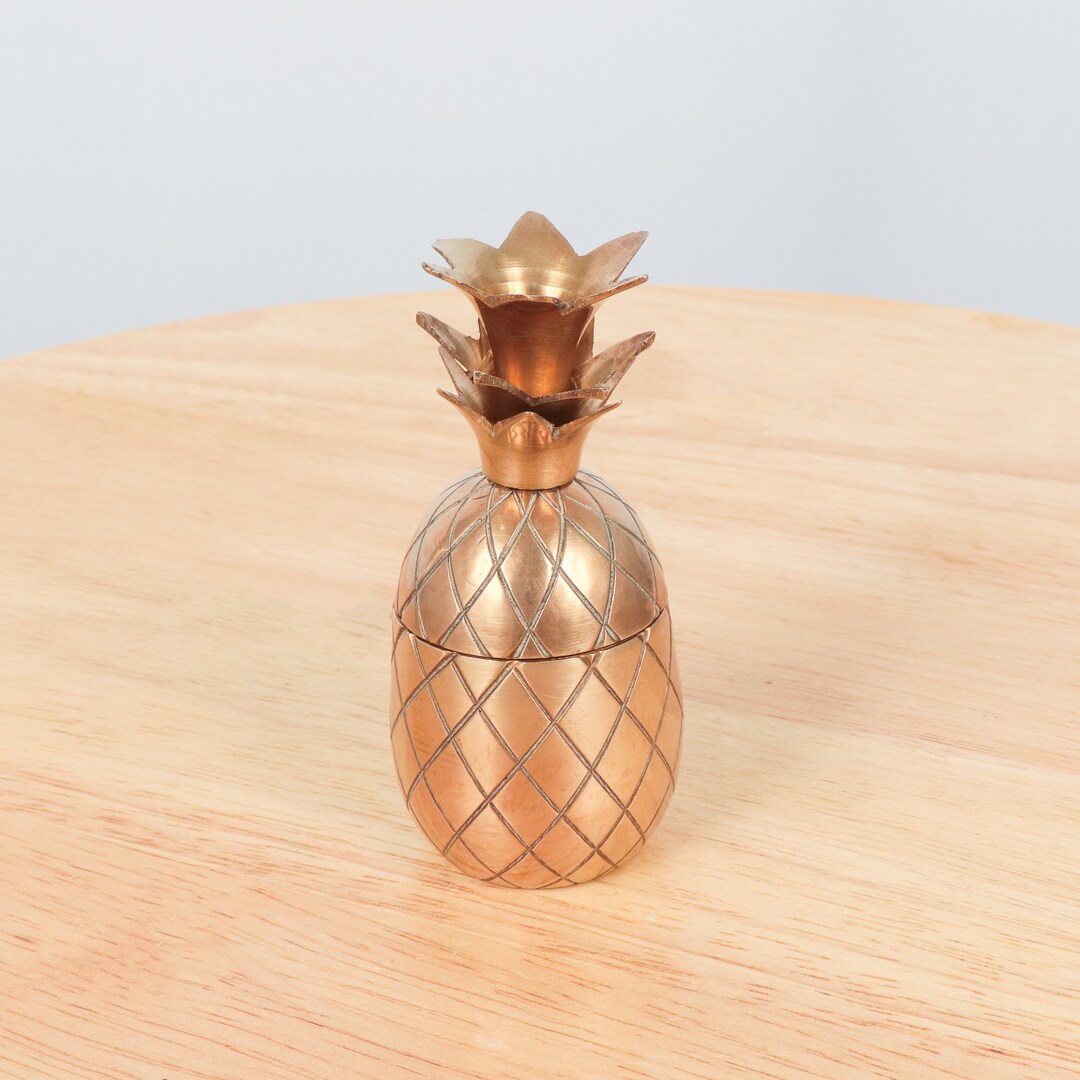 Pineapple Box / Mini Container / Candle Holder / Home Decor || Vintage ...