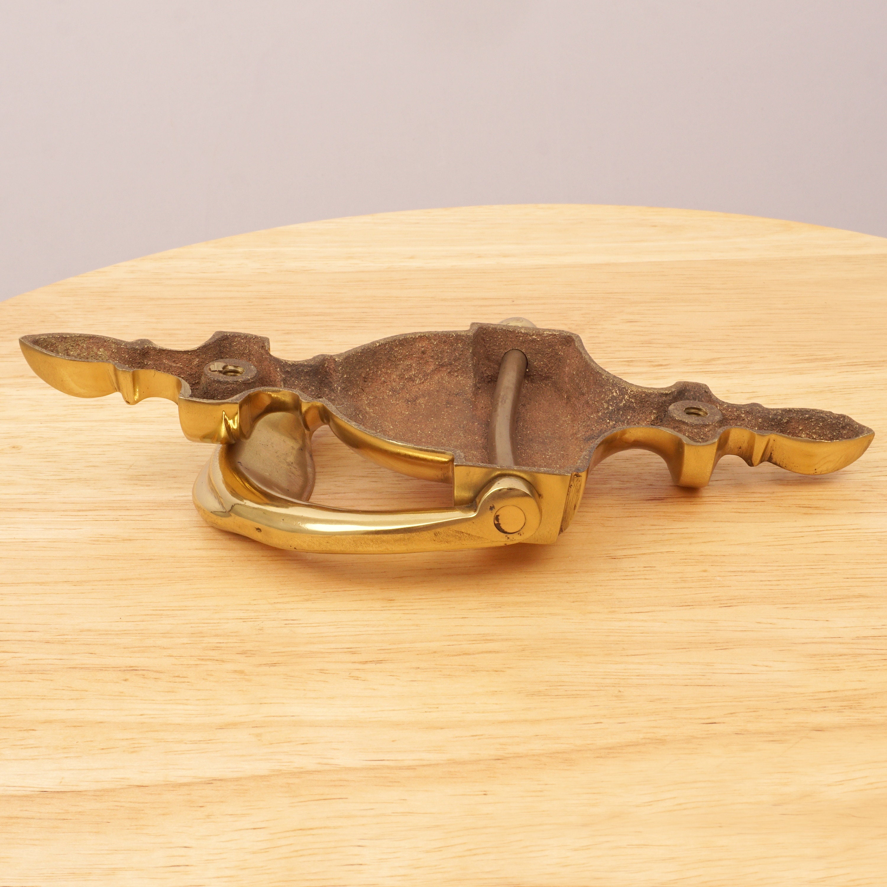 Door Knocker Simple Design Vintage Solid Brass Door | Etsy