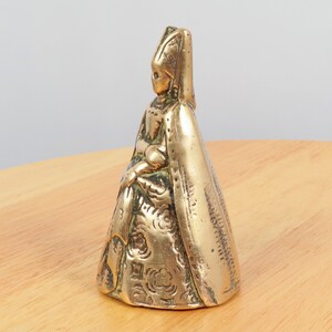 Hand Bell / Lady Bell / Medieval Woman Vintage Solid Brass Bell Simple ...