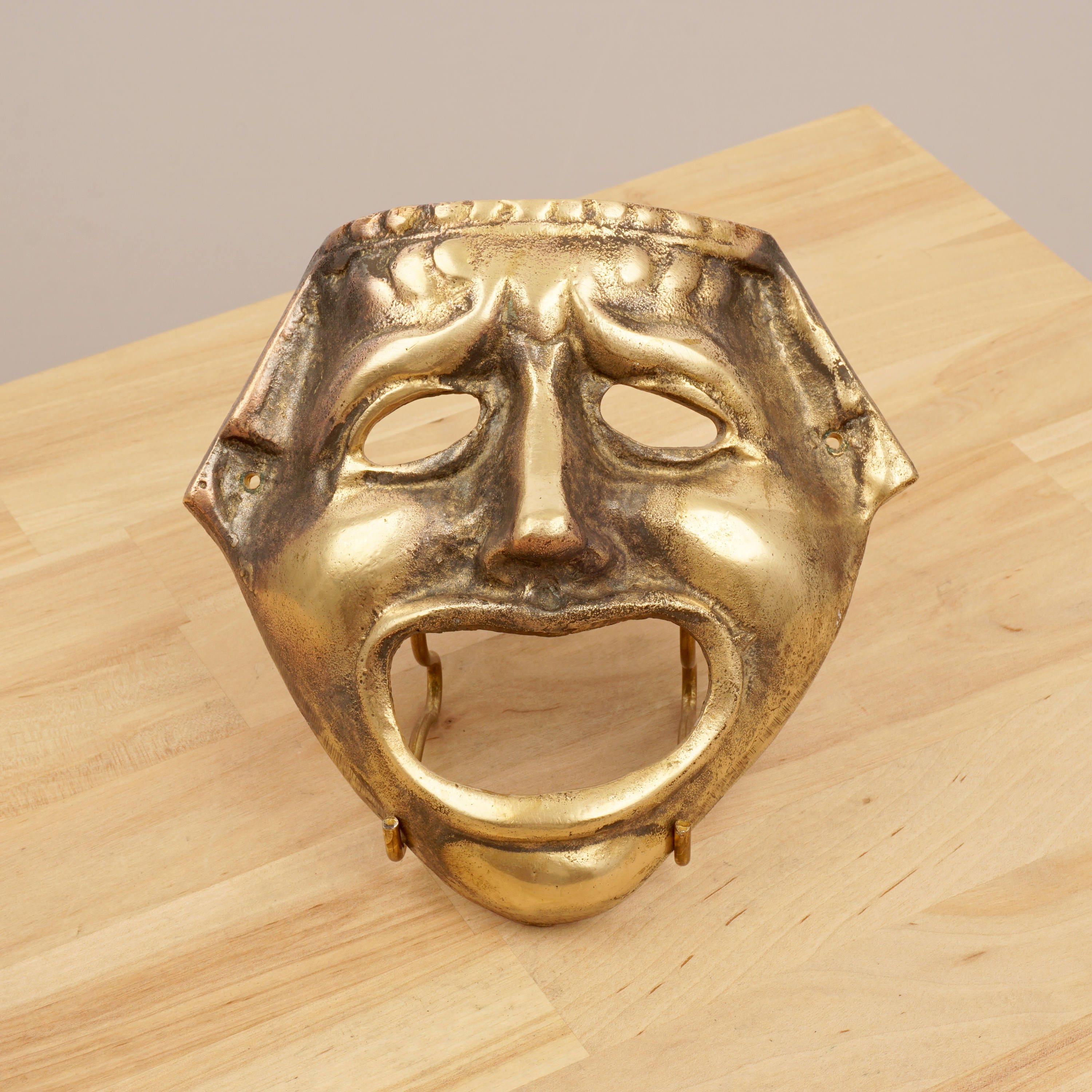 Theatrical Mask Theatre Decor Vintage Wall Hanging | Etsy
