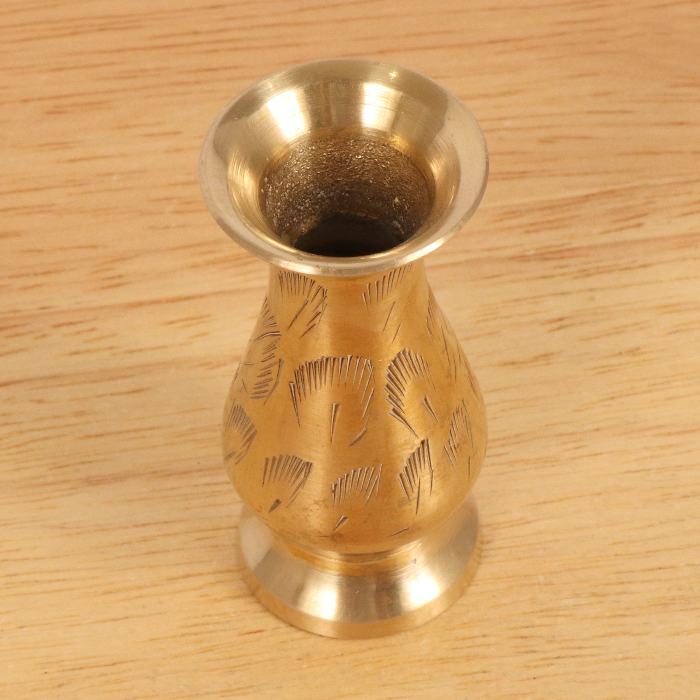 Miniature Vase / Super Small Brass Vase || Vintage Solid Brass ...